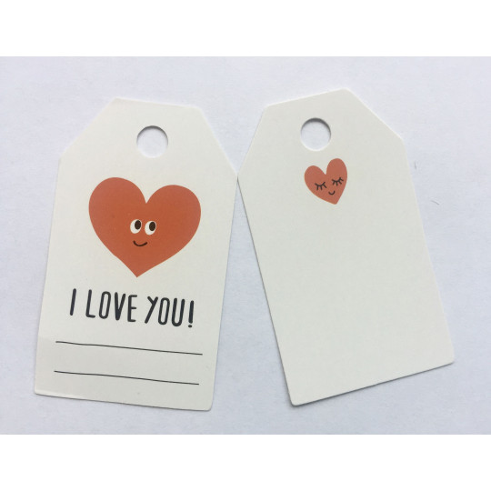 label mini i love you